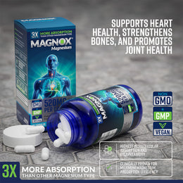 Magnox 520 - 60 Magnesium Capsules – U-Better